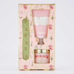 TK Maxx 3-teiliges rosa-grünes Luxus Maniküre Set