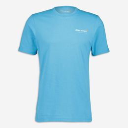 TK Maxx Hellblaues Sport-T-Shirt mit geometrischem Motiv