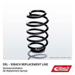 Eibach Fahrwerksfeder Einzelfeder ERL (Serienersatz) SchraubenfederVorne Rechts Links für FORD Fiesta VI 1.6 Ti 1.25 1.4 Ti-VCT