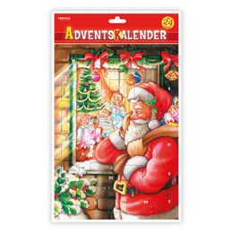Trötsch Trötsch Adventskalender Weihnachtsmann am Fenster Adventskalender mit Türchen