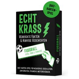 Echt krass verrückte Fakten & kuriose Geschichten - Fußball (Quiz-Karten-Spiel)