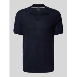 BOSS Slim Fit Poloshirt mit V-Ausschnitt