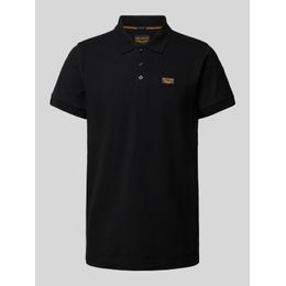 PME-Legend Regular Fit Poloshirt mit Label-Patch Modell 'TRACKWAY'