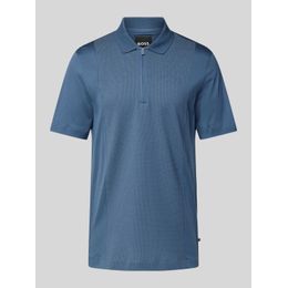 BOSS Slim Fit Poloshirt mit Reißverschluss