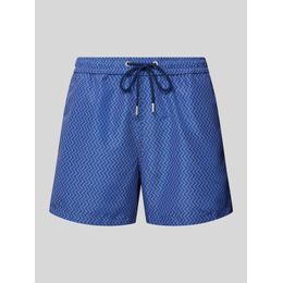 HOM Badehose mit Allover-Muster Modell 'MORNY BEACH'