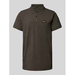 PME-Legend Regular Fit Poloshirt mit Label-Patch Modell 'TRACKWAY'