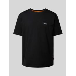 BOSS Orange T-Shirt mit Label-Print Modell 'Coral'