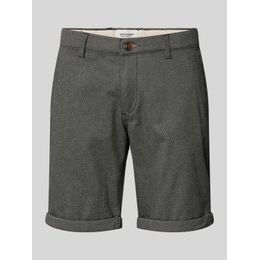 Jack & Jones Regular Fit Bermudas mit Strukturmuster Modell 'FURY'