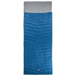 Grüezi Bag Grüezi Bag - Biopod Wolle Almhütte - Kunstfaserschlafsack Gr bis 195 cm Körpergröße - 225 x 80 cm Blau