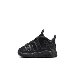 Nike Air More Uptempo Schuh für Babys und Kleinkinder - Schwarz