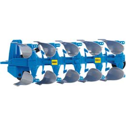 Bruder® Spielzeug-Landmaschine Wendepflug 25 cm 10 Scharen (02331), Made in Europe, blau
