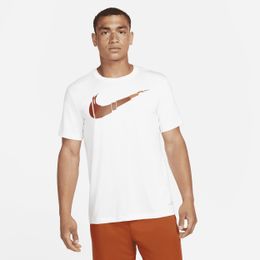 Nike Dri-FIT Trainings-T-Shirt für Herren - Weiß
