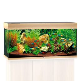 JUWEL Rio 180 LED Komplett Aquarium ohne Schrank helles holz