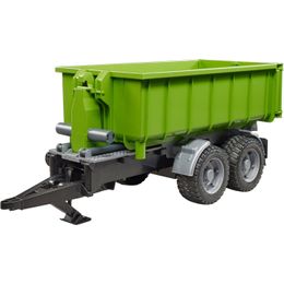 Bruder® Spielfahrzeug-Anhänger Hakenlift-Anhänger 50 cm für Traktoren (02035), Made in Europe, grün