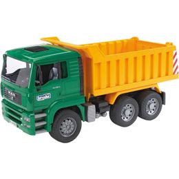 Bruder® Spielzeug-Kipper MAN TGA LKW 45 cm mit Kippmulde (02765), Made in Europe, grün|orange