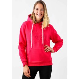 Kapuzensweatshirt Zwillingsherz Gr. LXL, pink (fuchsia) Damen Sweatshirts