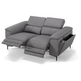 Sofanella Leder Couch MARINO 2-Sitzer Sofa Relaxsofa