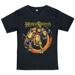 Heavysaurus Metal-Kids - Rock 'n Rarr T-Shirt schwarz in 164