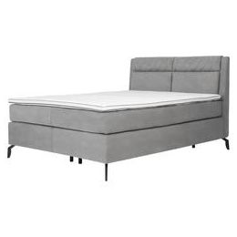 Boxspringbett Manacor in Silberfarben ca. 160x200cm