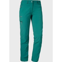Schöffel Outdoorhose SCHÖFFEL "Pants Ascona" Gr. 42, Normalgrößen, grün (6855, grün) Damen Hosen Sporthosen