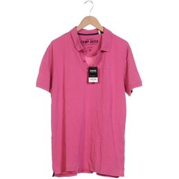 CAMP DAVID Herren Poloshirt, pink, Gr. 54