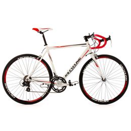 KS-Cycling Rennrad KS CYCLING "Euphoria" Fahrräder Gr. 58 cm, 28 Zoll (71,12 cm), weiß Rennräder