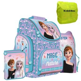 KiddiBex Schulranzen Mädchen Frozen (Set