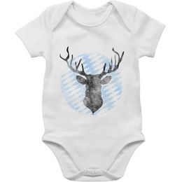 Shirtracer Shirtbody Hirsch Bayern Mode für Oktoberfest Baby Outfit