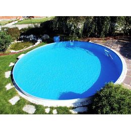 Poolomio Pool Stahlwandpool Rund Ibiza Ø 500 x 150 cm (Set)