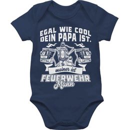 Shirtracer Shirtbody Egal wie cool dein Papa ist meiner ist Feuerwehr Mann Feuerwehr