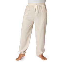 PANASIAM Wellnesshose E-Pants leichte Unisex Bundhose aus weicher Baumwolle für Damen und Herren Freizeithose mit Tunnelzug Relaxhose bequeme Sommerhose