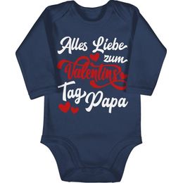 Shirtracer Shirtbody Alles liebe zum Valentinstag Papa