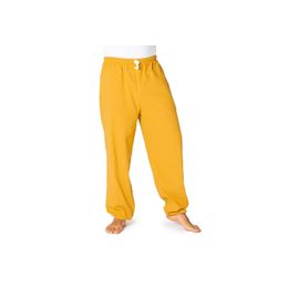 PANASIAM Wellnesshose E-Pants leichte Unisex Bundhose aus weicher Baumwolle für Damen und Herren Freizeithose mit Tunnelzug Relaxhose bequeme Sommerhose