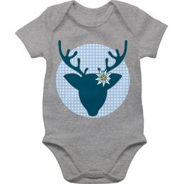 Shirtracer Shirtbody Hirsch Reh Hirschgeweih Mode für Oktoberfest Baby Outfit