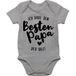 Shirtracer Shirtbody Besten Papa der Welt I Geschenk Vatertag Baby