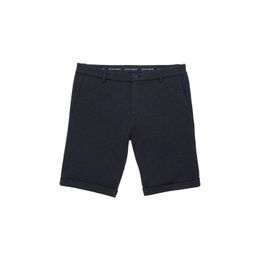 Tom Tailor Herren Slim Chino Shorts in Melange Optik, blau, Melange Optik, Gr. 32