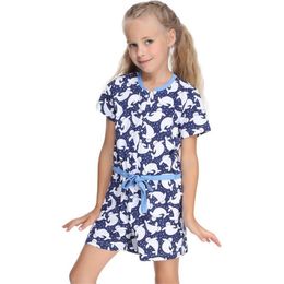 Merry Style Schlafanzug Mädchen Overall Short Schlafanzug MS10-267