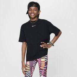 Nike Sportswear extragroßes T-Shirt für ältere Kinder (Mädchen) - Schwarz