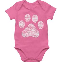 Shirtracer Shirtbody High Five Hunde Pfote Tiermotiv Animal Print Baby