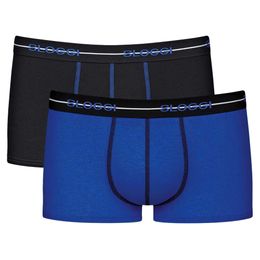 Sloggi Boxershorts Herren Gr&ouml;&szlig;e L dunkelblau / schwarz / wei&szlig;
