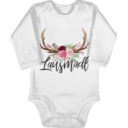 Shirtracer Shirtbody Lausmadl Hirschgeweih Mode für Oktoberfest Baby Outfit