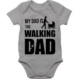 Shirtracer Shirtbody My Dad is the Walking Dad Geschenk Vatertag Baby