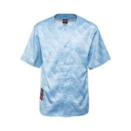 FUBU Performance Shirt male size L Blue / Light blue / Red / Black