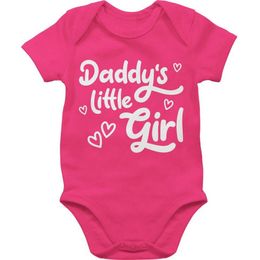 Shirtracer Shirtbody Daddy's little Girl süß weiß Geschenk Vatertag Baby