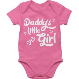 Shirtracer Shirtbody Daddy's little Girl süß weiß Geschenk Vatertag Baby