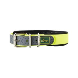 Hunter Tierbedarf Hunde-Halsband Halsband Convenience Comfort V2 neongelb
