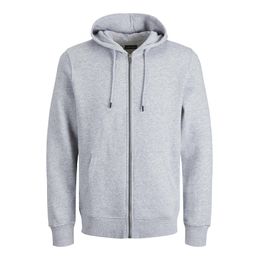 Jack & Jones Plus Jack & Jones Plus Sweatjacke 'Bradley' Herren Gr&ouml;&szlig;e 4XL hellgrau