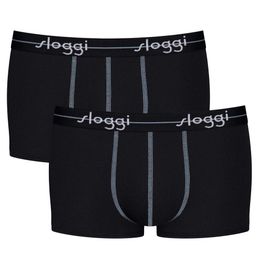Sloggi Boxershorts Herren Gr&ouml;&szlig;e S schwarz / wei&szlig;