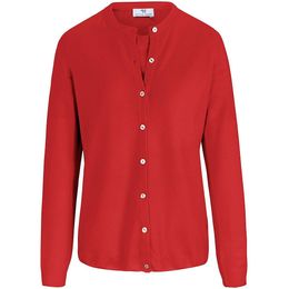 Twinset aus 100%Schurwolle Pure Tasmanian Wool Peter Hahn rot