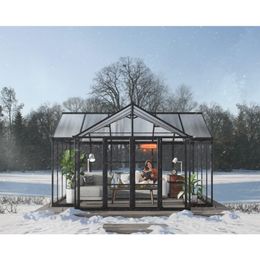 Palram Canopia Triomphe Gardenchalet, schwarz, 16 m&sup2;